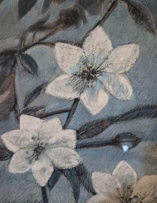 Vincent Castaldi "Flowers in Blue" - Wickford Art Association